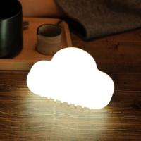 China Cloud LED Night Light Rechargeable ABS Romantic Desk Lamp For Bedroom Living Room Bedside Bed Lamp for sale