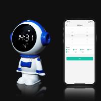 China APP Control Customized Lighting Smart Wake-up  Astronaut Alarm Clock for sale