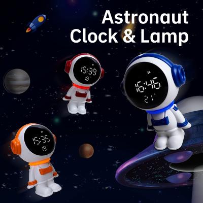 China APP Control Customized Lighting Smart Wake-up  Astronaut Alarm Clock for sale