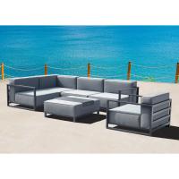 China Patio Furniture Deep Seating Lounge Set. Adlyn Thick Cushion Sectional, SN-2642 for sale
