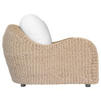 China Luxury Slopped Arm Synthetic Rattan Garden Sofa. Katalina SN-2655 for sale