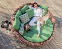 China Leisure Style Thick Wicker Round Daybed. Apple SN-2690 for sale