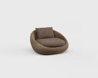China Patio Round Wicker Woven Round Shape Sofa Set 4pcs with Coffee Table. Mari SN-2657 for sale