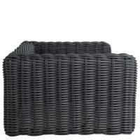 China Black Round Wicker Sectional Corner Sofa. Montana SN-2658 for sale