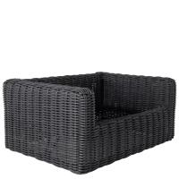 China Black Round Wicker Sectional Corner Sofa. Montana SN-2658 for sale