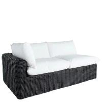 China Black Round Wicker Sectional Corner Sofa. Montana SN-2658 for sale