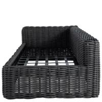 China Black Round Wicker Sectional Corner Sofa. Montana SN-2658 for sale