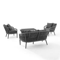 China Commercial Wholesale Outdoor Furniture Assemble 4pcs Rope Sofa. SN-2662 for sale