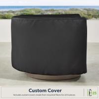 China American Style Luxury Design Outdoor Patio Sofa with Firepit. Halifax SN-2663 for sale