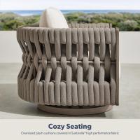 China American Style Luxury Design Outdoor Patio Sofa with Firepit. Halifax SN-2663 for sale
