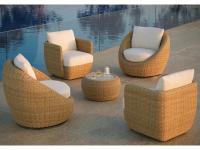 China Round Wicker Woven Patio Furniture Outdoor Swivel Lounge Chair. Jen SN-2666 for sale