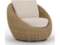 China Round Wicker Woven Patio Furniture Outdoor Swivel Lounge Chair. Jen SN-2666 for sale