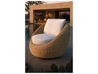 China Round Wicker Woven Patio Furniture Outdoor Swivel Lounge Chair. Jen SN-2666 for sale