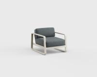China High Grade Outdoor Furniture Design Charcoal Powder Coated Aluminum Sofa. Bond SN-2669 for sale