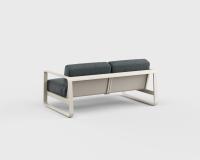 China High Grade Outdoor Furniture Design Charcoal Powder Coated Aluminum Sofa. Bond SN-2669 for sale