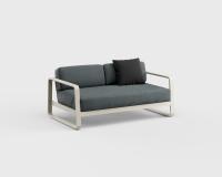 China High Grade Outdoor Furniture Design Charcoal Powder Coated Aluminum Sofa. Bond SN-2669 for sale