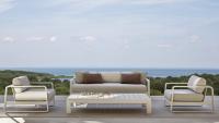 China High Grade Outdoor Furniture Design Charcoal Powder Coated Aluminum Sofa. Bond SN-2669 for sale