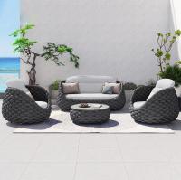 China Thick Rope Round Garden Sofa for Patio Outdoor Villas Use. Tatta SN-2672 for sale