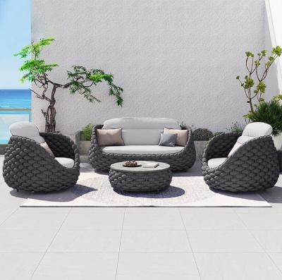 China Thick Rope Round Garden Sofa for Patio Outdoor Villas Use. Tatta SN-2672 for sale