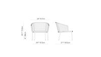China Commercial Furniture Outdoor Black Rope Patio Sofa for Villa Garden. Tribeca SN-2673 for sale