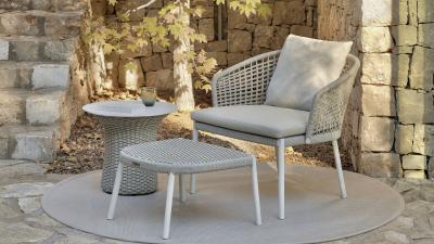 China Commercial Furniture Outdoor Black Rope Patio Sofa for Villa Garden. Tribeca SN-2673 for sale