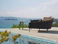 China Luxury Outdoor Furniture Design Half Round Rope Daybed. SN-2693 for sale