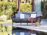 China Luxury Outdoor Furniture Design Half Round Rope Daybed. SN-2693 for sale