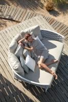 China Luxury Outdoor Furniture Design Half Round Rope Daybed. SN-2693 for sale