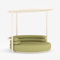 China Canopy Outdoor Awning Daybed with Shade for Beach Hotel Pool. Seasheel SN-2696 for sale