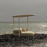 China Canopy Outdoor Awning Daybed with Shade for Beach Hotel Pool. Seasheel SN-2696 for sale
