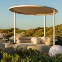 China Canopy Outdoor Awning Daybed with Shade for Beach Hotel Pool. Seasheel SN-2696 for sale