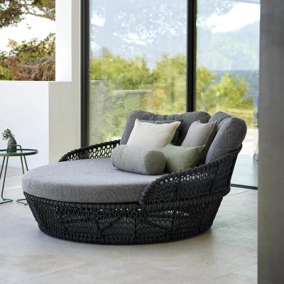 China Made in China Stylish Rope Weave Finish Outdoor Round Rope Daybed. Ocean SN-26101 for sale