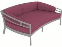 China White Outdoor Aluminum Canopy Sunbed with Powder Coated for Villa Poolside Use. Kori SN-26106 for sale