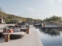 China All Weather Proof Outdoor Furniture Round Wicker Daybed for Villa Garden Use. Taigi SN-26107 for sale