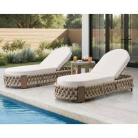 China Leisure Design Stylish Weave Finish Beach Furniture Outdoor Rope Sun Lounger. Hafalix SN-26113 for sale