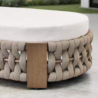 China Leisure Design Stylish Weave Finish Beach Furniture Outdoor Rope Sun Lounger. Hafalix SN-26113 for sale
