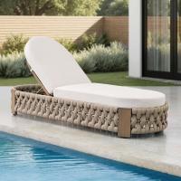 China Leisure Design Stylish Weave Finish Beach Furniture Outdoor Rope Sun Lounger. Hafalix SN-26113 for sale