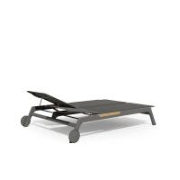 China Space Saving Stackable Outdoor Chaise Lounge Beach Chair with Sling for Beach Hotel Pool. Navada SN-26116 for sale