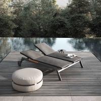 China Space Saving Stackable Outdoor Chaise Lounge Beach Chair with Sling for Beach Hotel Pool. Navada SN-26116 for sale