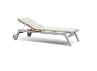 China Space Saving Stackable Outdoor Chaise Lounge Beach Chair with Sling for Beach Hotel Pool. Navada SN-26116 for sale
