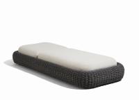 China Jute Rope Weave Finish Luxury Design Outdoor Sun Lounger  Top Quality for Hotel. SN-26120 for sale