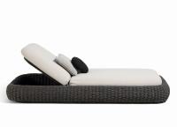 China Jute Rope Weave Finish Luxury Design Outdoor Sun Lounger  Top Quality for Hotel. SN-26120 for sale