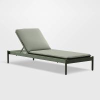 China Stackable Aluminum Sun Lounger with Green Powder Coated for Swimming Pool . Olive SN-26121 for sale