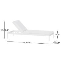 China Stackable Aluminum Sun Lounger with Green Powder Coated for Swimming Pool . Olive SN-26121 for sale