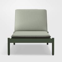 China Stackable Aluminum Sun Lounger with Green Powder Coated for Swimming Pool . Olive SN-26121 for sale