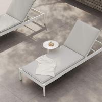 China Stackable Aluminum Sun Lounger with Green Powder Coated for Swimming Pool . Olive SN-26121 for sale