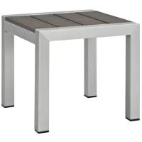 China Metal Frame No Rust Plastic Wood Outdoor Chaise Lounge for Beach Poolside. Sliver SN-26123 for sale