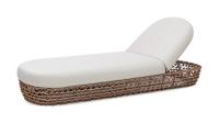 China Leisure Style Outdoor Furniture PE Rattan Woven Sun Lounger with Umbrella. Gorden SN-26125 for sale
