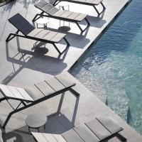 China Modern Style Outdoor Beach Furniture Sling Sun Lounger for Swimming Pool Seaside. Samba SN-26128 for sale