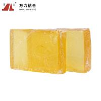 China 9500 Cps Seal Bonding Fugitive Hot Melt Glue Yellow Temperature TPR-4376A for sale
